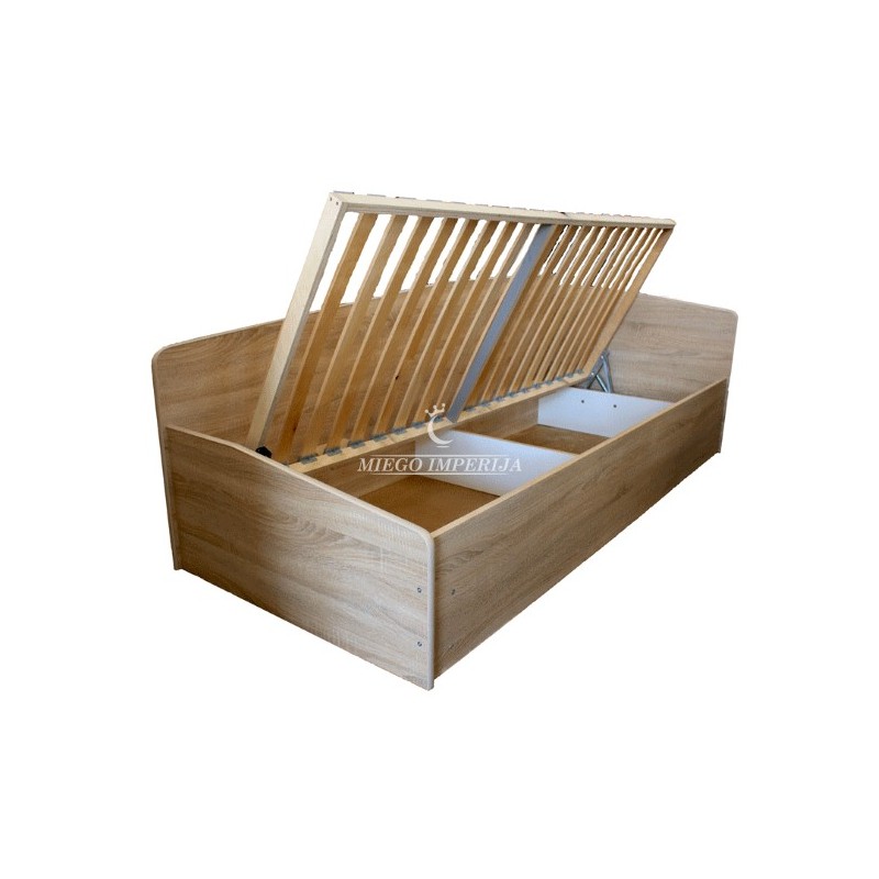 Tachta ULITA su grotelėmis ir patalynės dėže | Lovos | Miego imperija